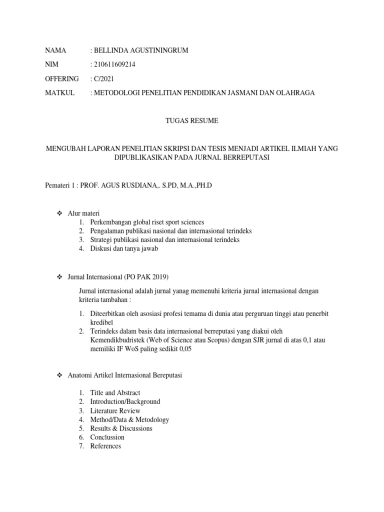 Resume Seminar | PDF