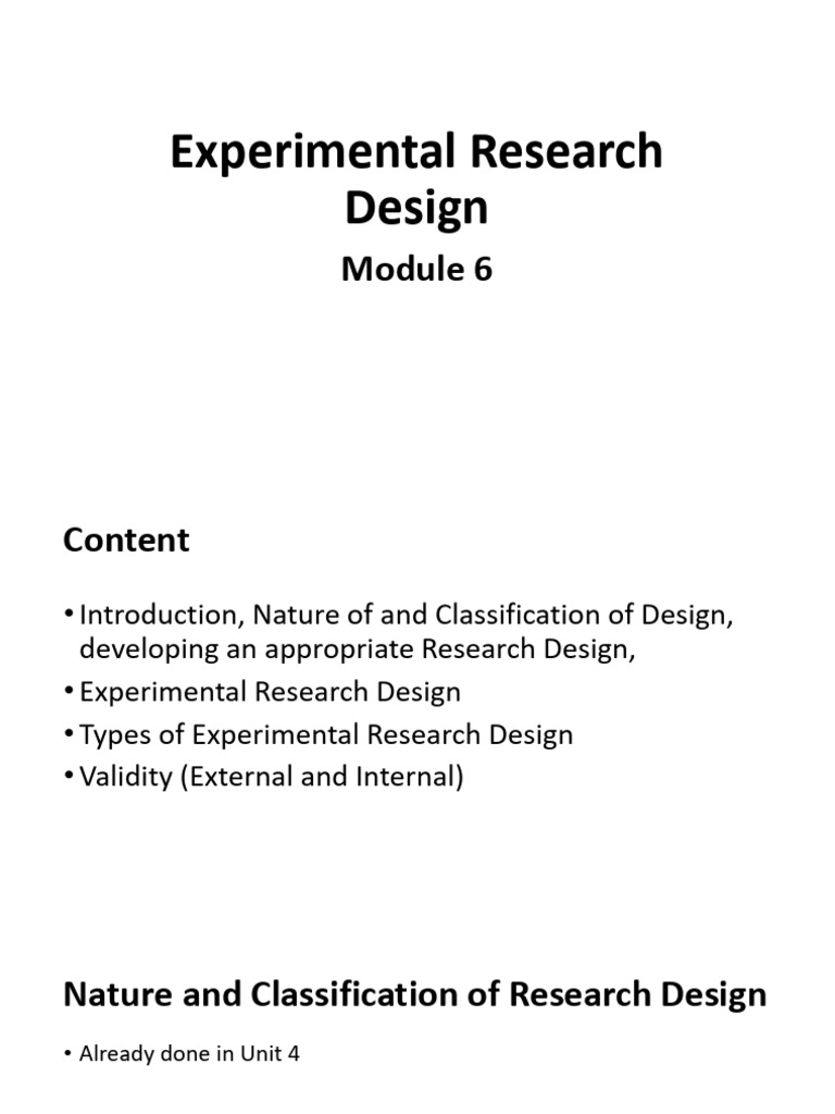 BBA BRM Module 6 | PDF