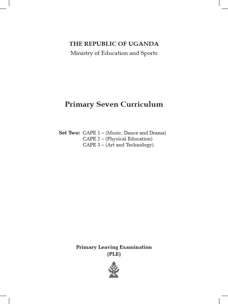 P7 Final Set Two Sept 2011 Book 1 | PDF