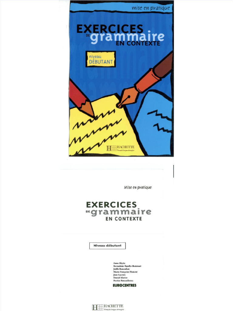 Exercices de Grammaire en Contexte Debutant | PDF
