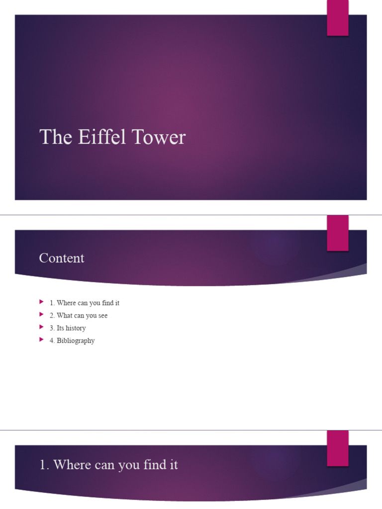 The Eiffel Tower | PDF | Art