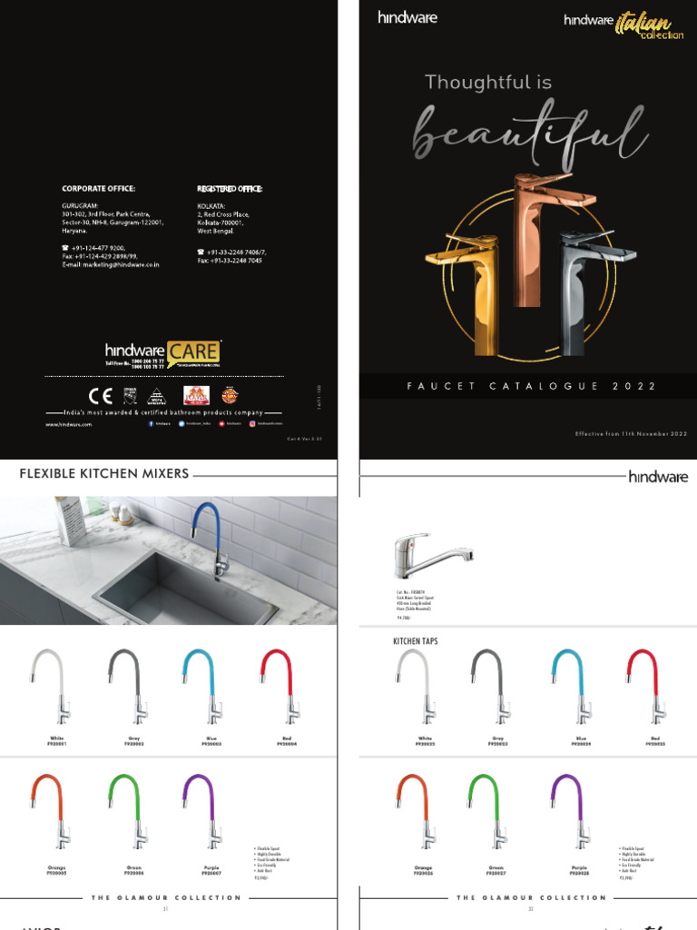 Hindware Faucets - Sorted | PDF