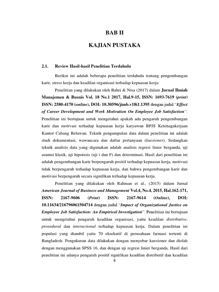 Jurnal Bab 2 - Keadilan Organisasi (Hal 11) | PDF