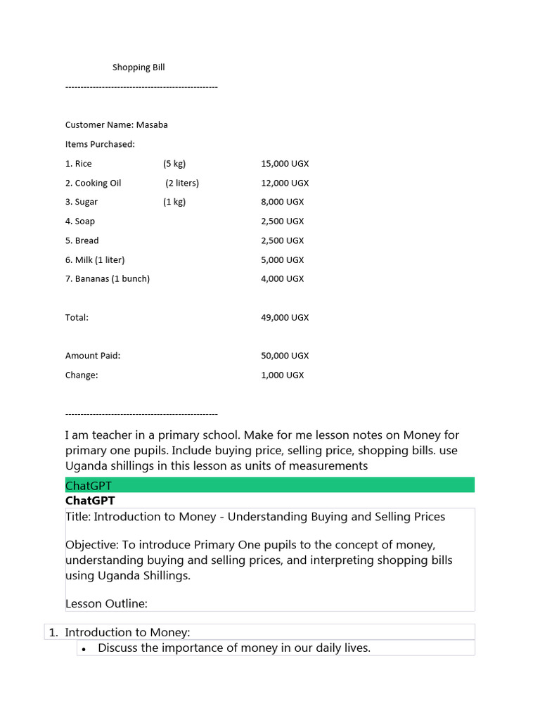 P1 Maths Measurement of Money | PDF | Money | Prices