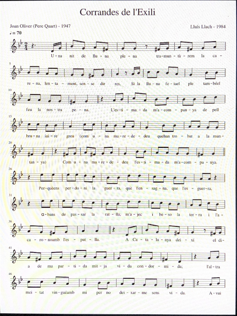 Corrandes de L'Exili | PDF