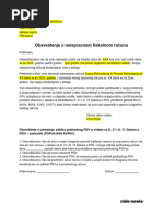 IZJAVA UManjenje PDV Primer 1 | PDF