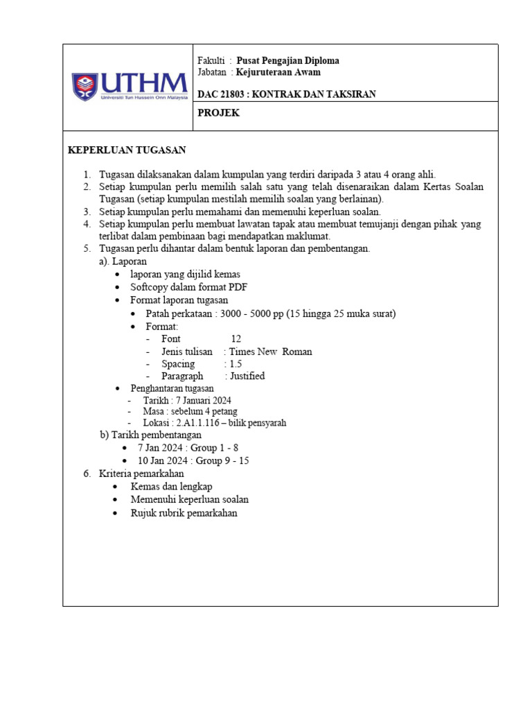 Soalanprojekberkumpulan 281 29 | PDF