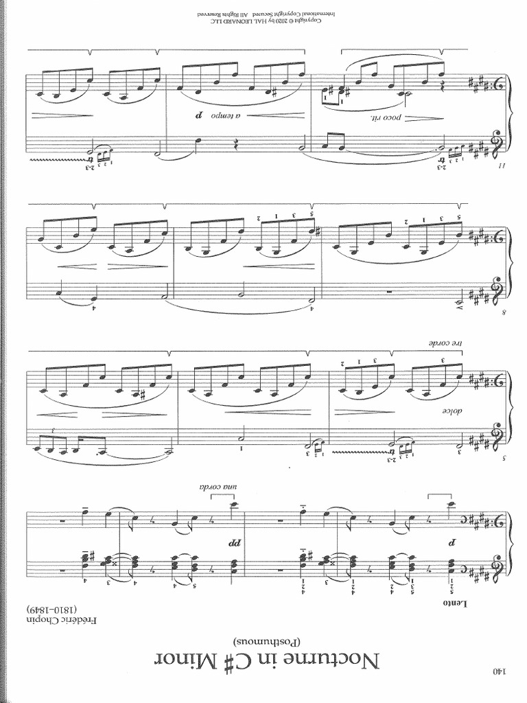 Chopin-Nocturne in C# Minor | PDF
