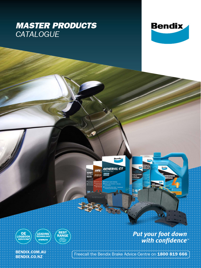 Bendix Brake Pads Master Catalogue PRJ 06055 2018 | PDF