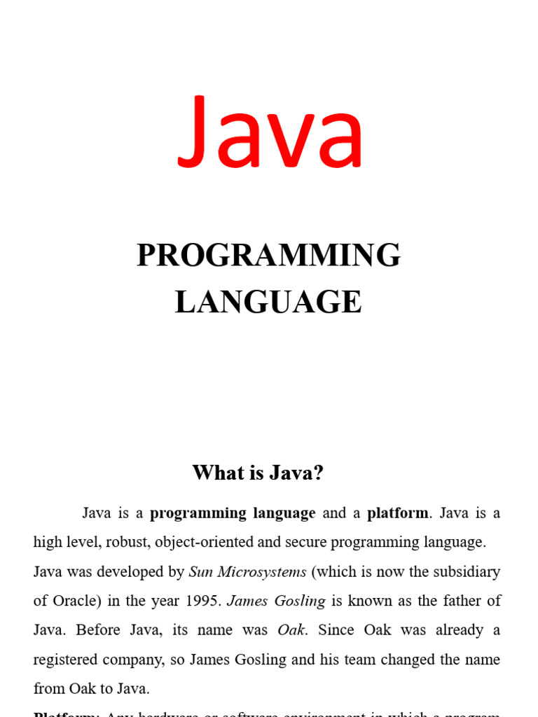 Java Notes Pdf Programming Constructor Object Oriented Programming