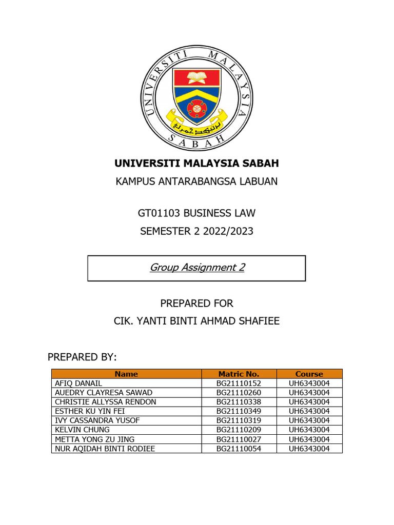 Law of Contract - Ga2 | PDF