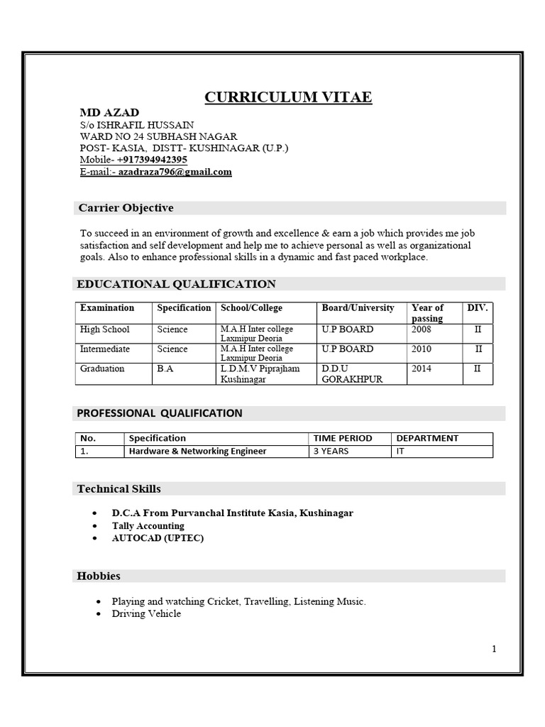 Azad Update CV | PDF | Business | Economies