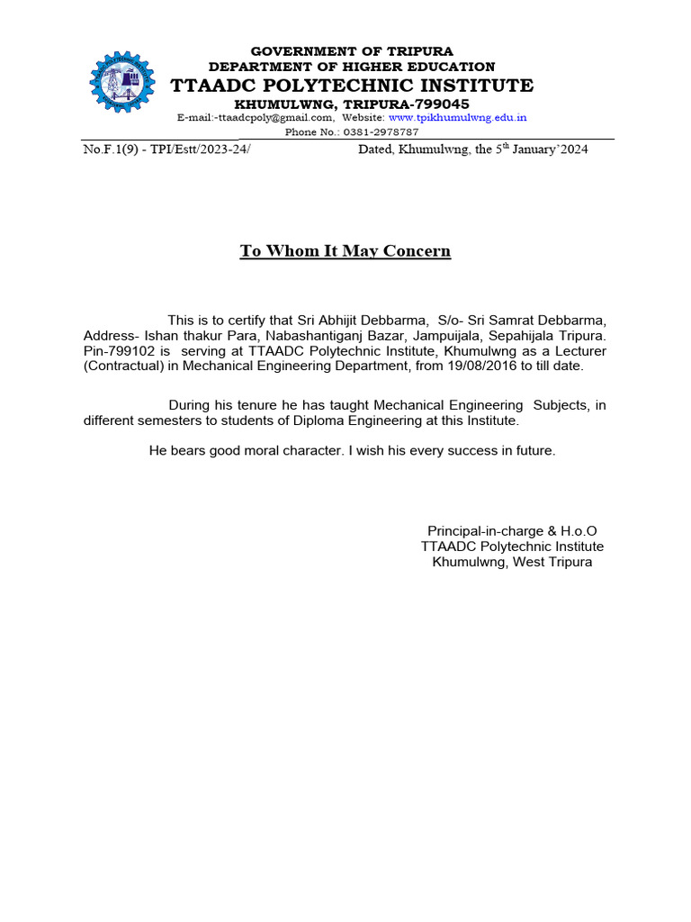 TPI Letter Head-New | PDF