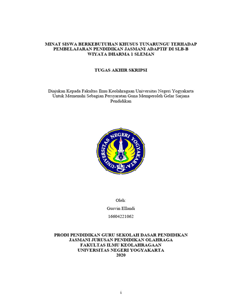 Skripsi Gusvin Ellandi | PDF