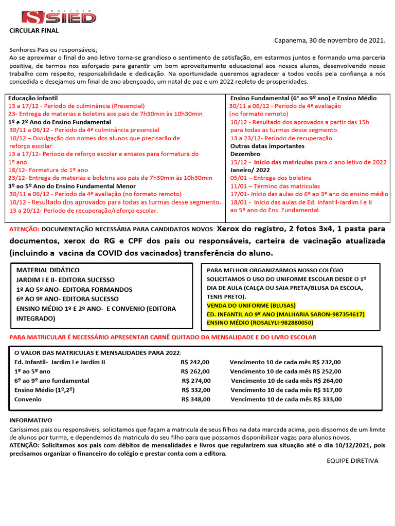 Circular Final 2022 | PDF