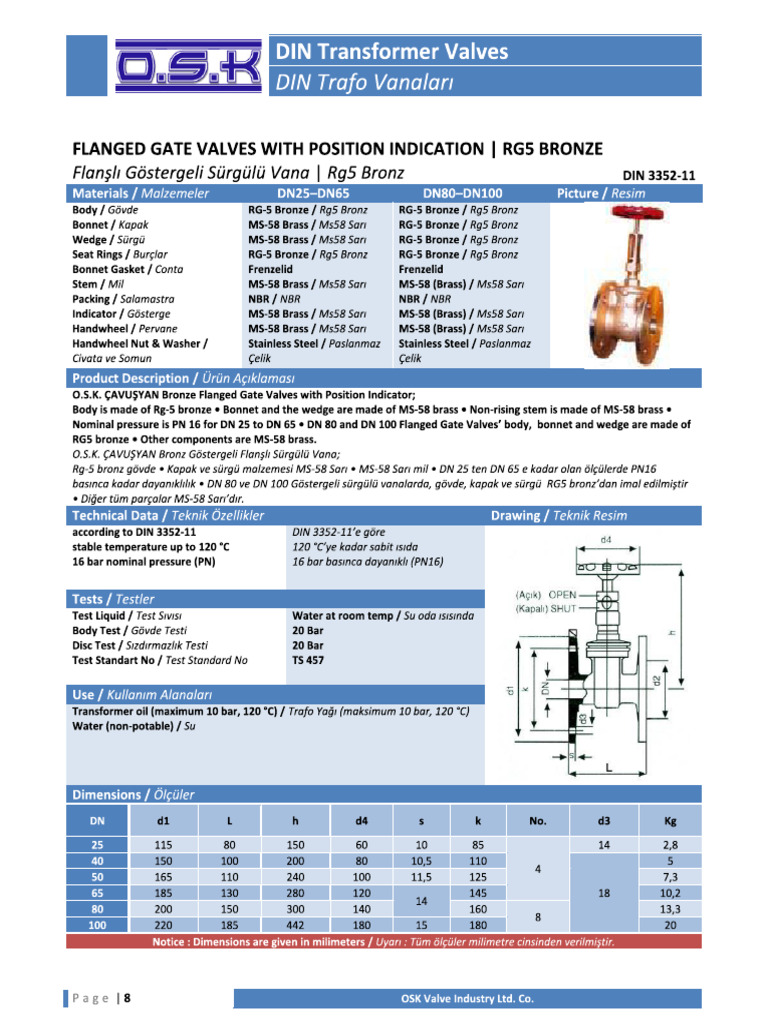 Gate Valve | PDF