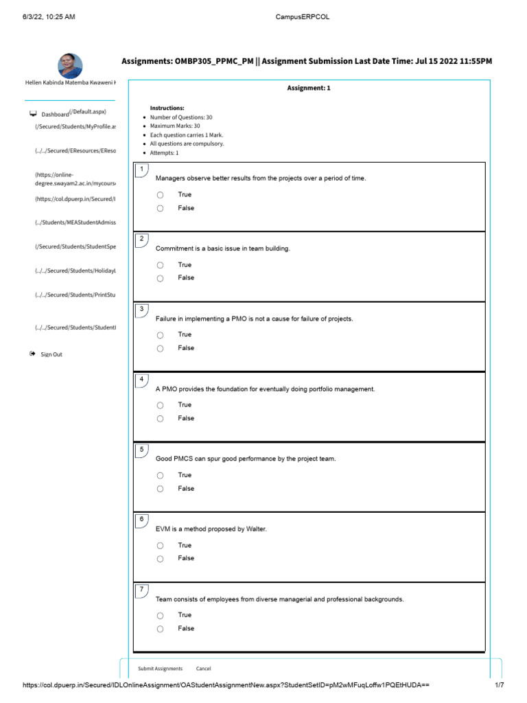 Ombp305 PPMC PM | PDF