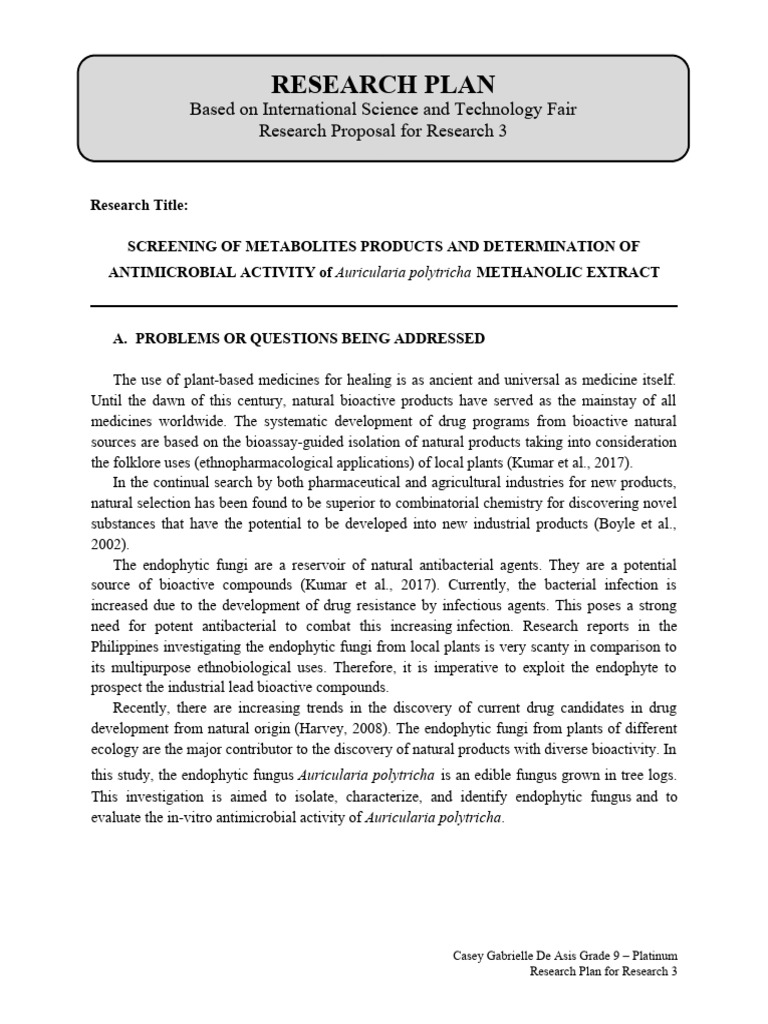 Casey Research Plan 2021 | PDF