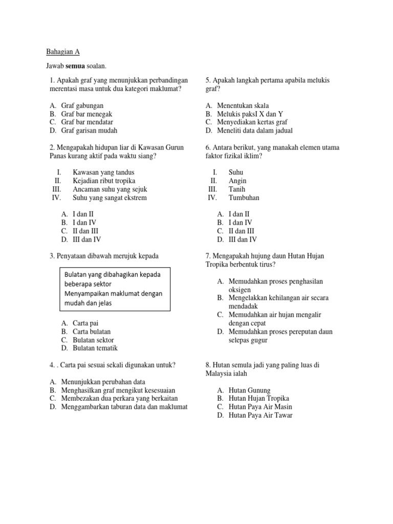 Soalan Geografi T3 | PDF
