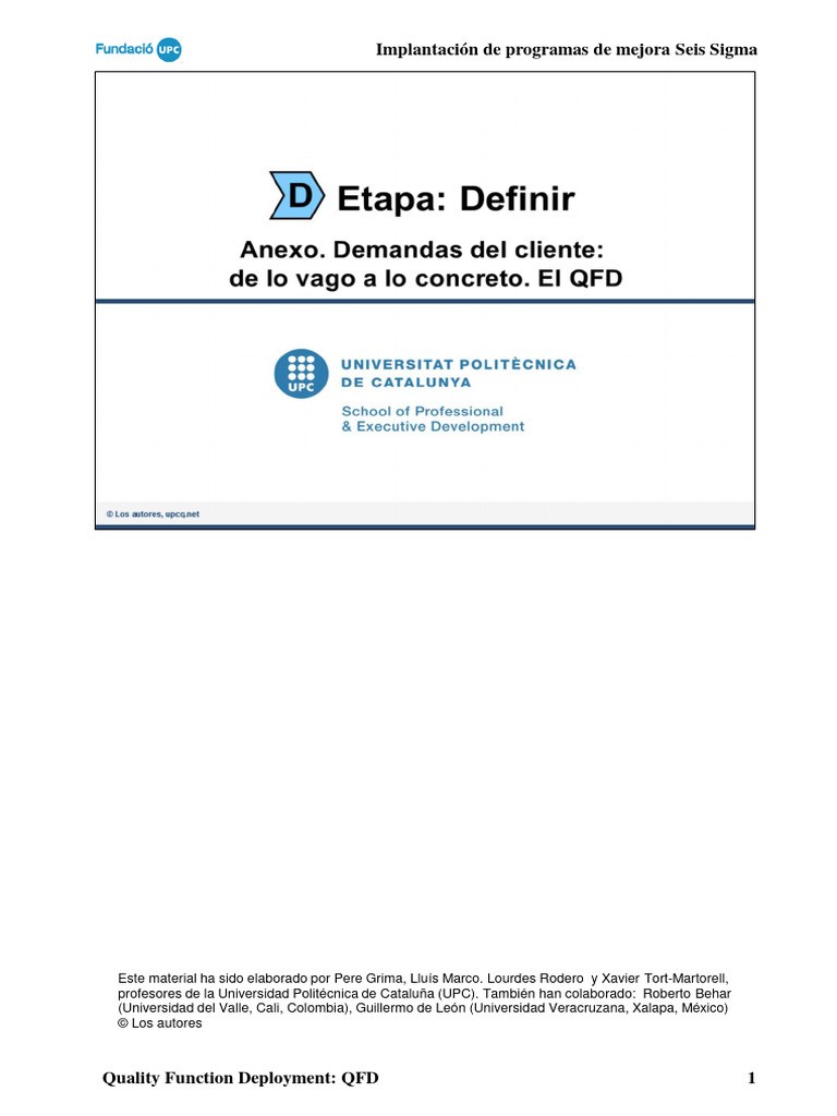 3.4 Anexo - QFD - 180219 | PDF | Tecnología