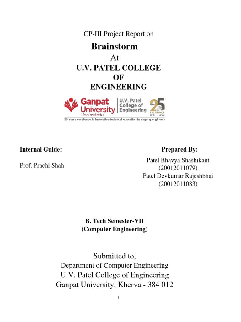 Project Report CP3 | PDF