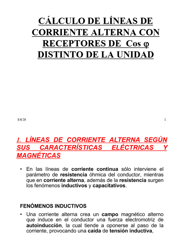 Tema 3 - C.A. | PDF | Corriente eléctrica | Inducción electromagnética
