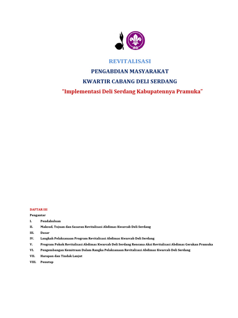 Draft Revitalisasi Abdimas 2020 - 2025 | PDF