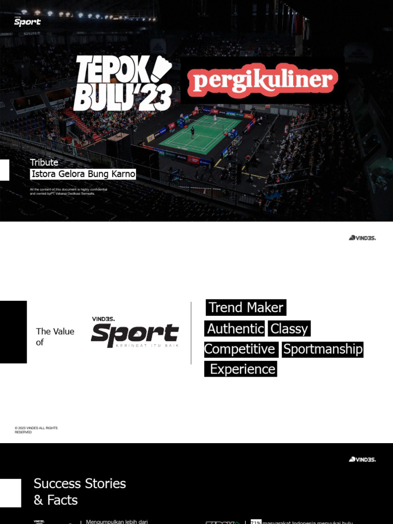 Proposal Tenant Tepok Bulu VINDES - 17 Nov 2023 | PDF