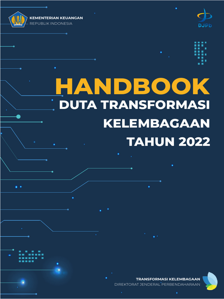 Handbook Duta Transformasi Kelembagaan Tahun 2022 | PDF