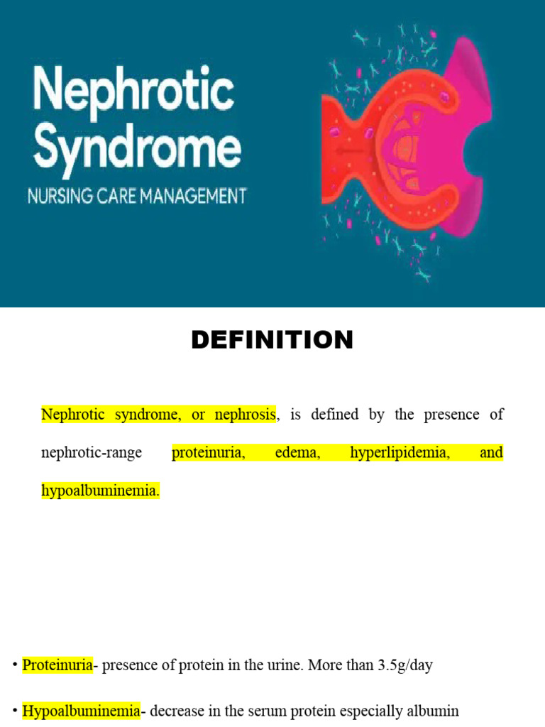 Nephrotic Syndrome | PDF