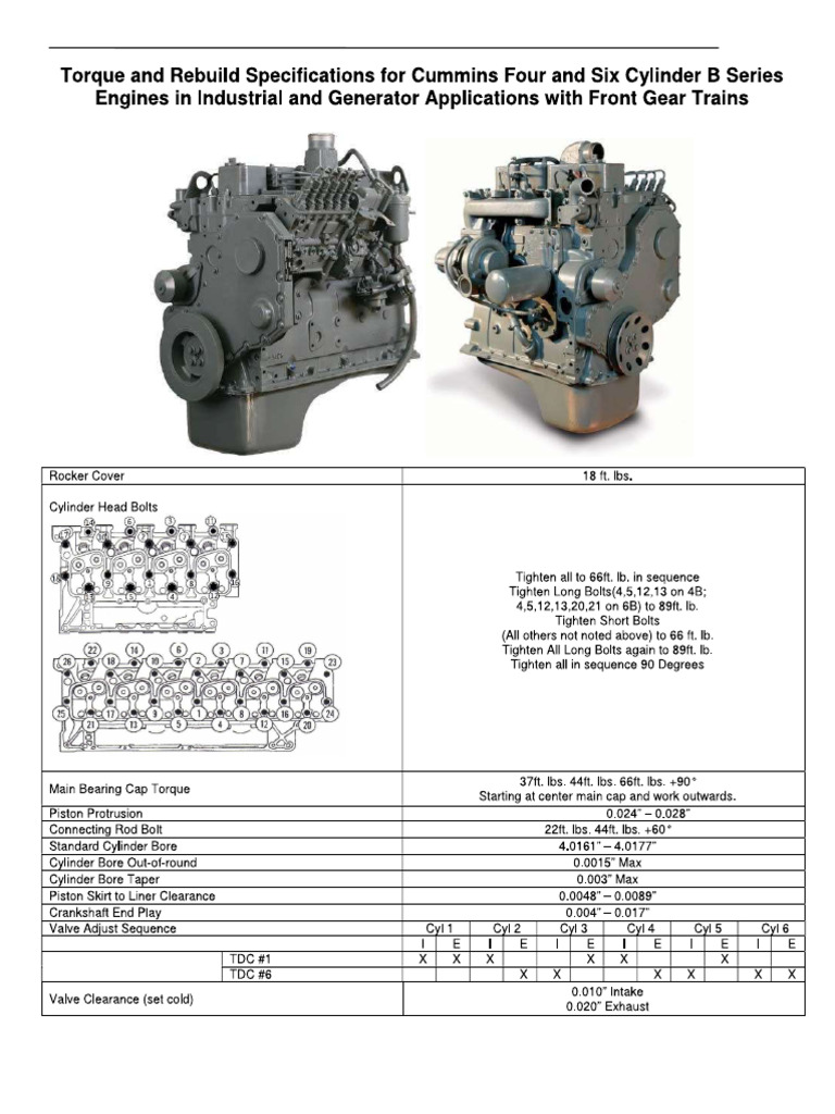 Cummins 4B-3.9 Engine | PDF