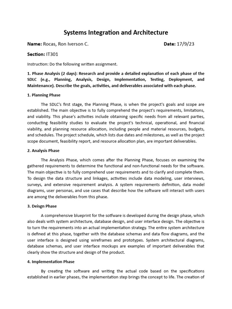 SDLC Phases and Models Explained | PDF | Software Testing | Software ...