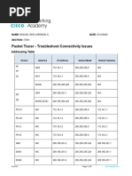 12.1.9 Packet Tracer - Identify Packet Flow | PDF | Router (Computing) | World Wide Web