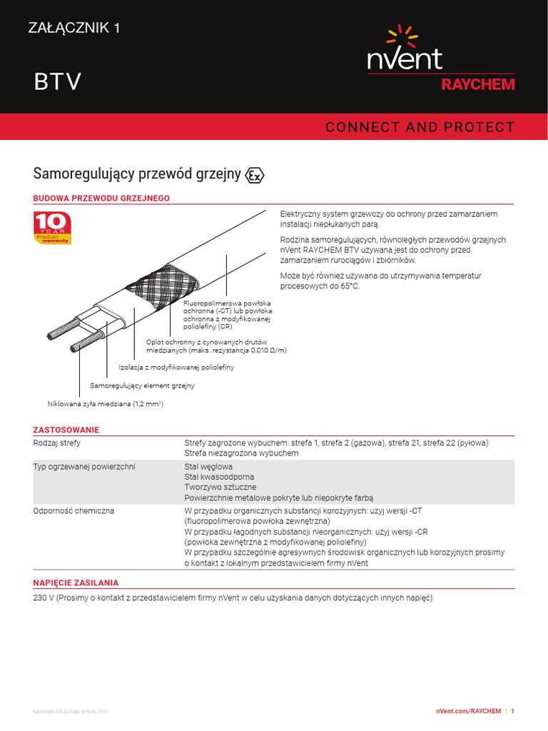 Raychem-Ds-Eu1380-Btv-Pl | PDF