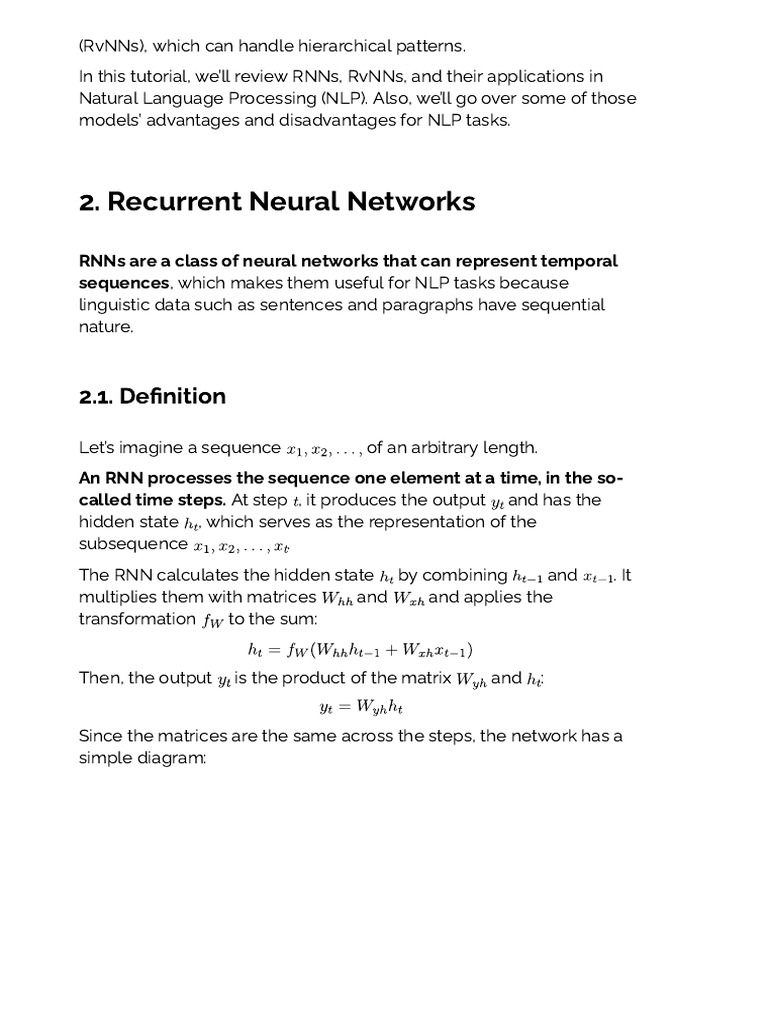 Recurrent Vs Recursive Neural Networks In Nlp 2 Pdf Computers 