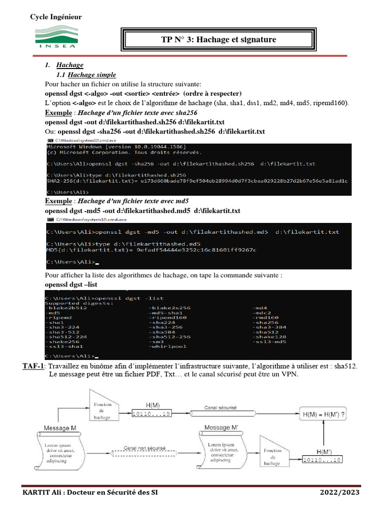 TP3-Sécurité Des Données | PDF