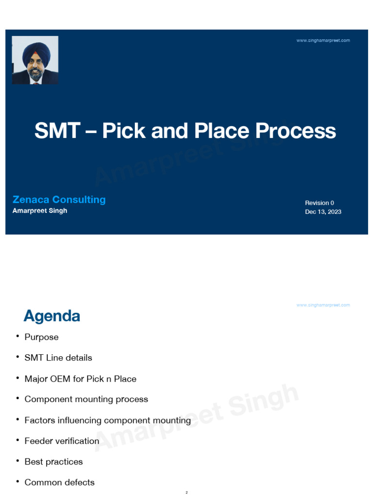 This Document Provide Details of Pick N Place Process | PDF | Printed ...