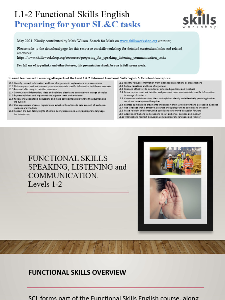 L 1 L 2 Prepareforslc | PDF