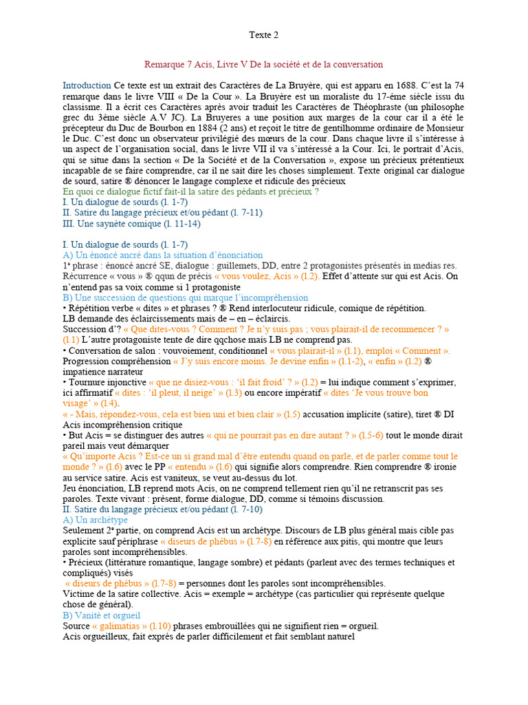 Fiche 1 - Acis | PDF