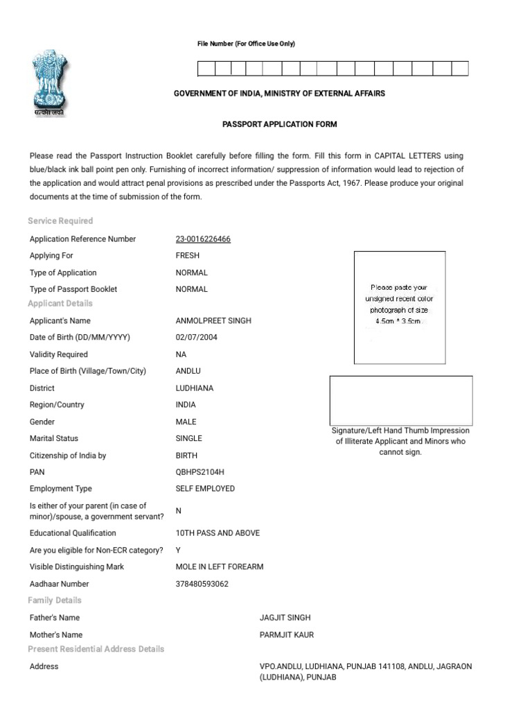 View - Print Submitted Form | PDF