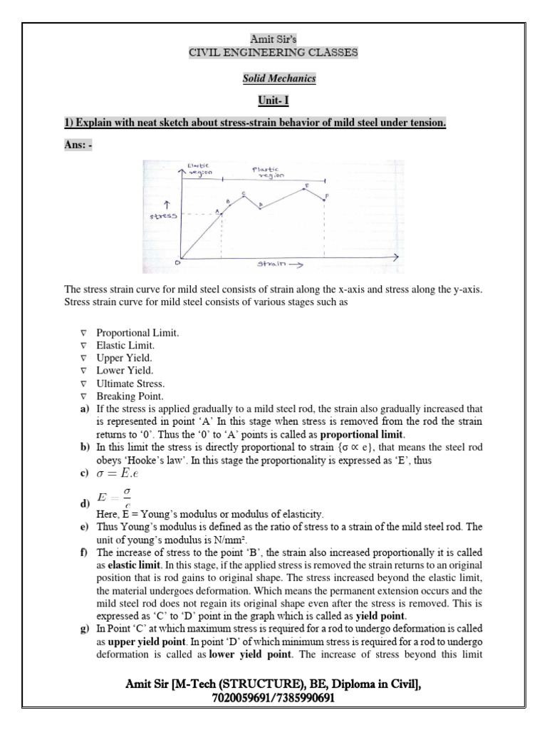 SM | PDF | Deformation (Engineering) | Yield (Engineering)