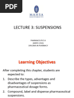 Overview of Suspending Agents in Pharmacy | PDF | Viscosity | Solubility
