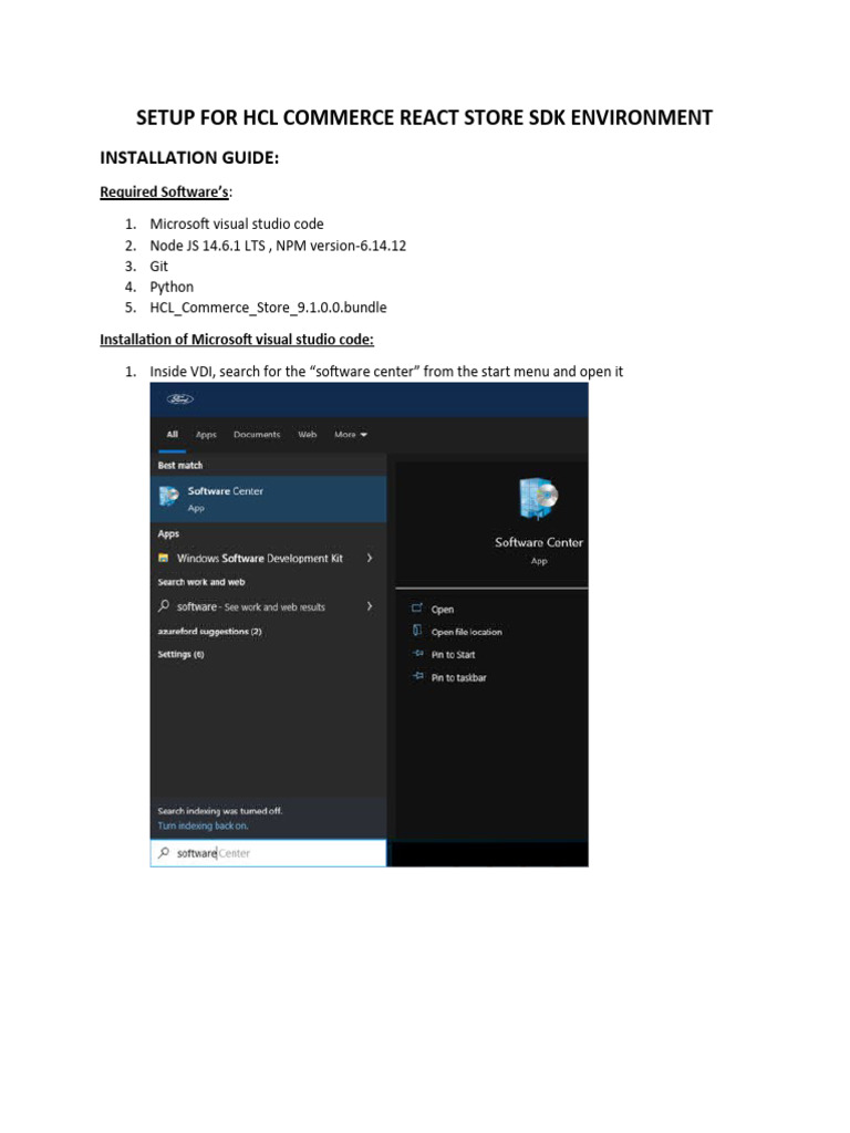 HCL Commerce SDK Setup Guide | PDF | Computers