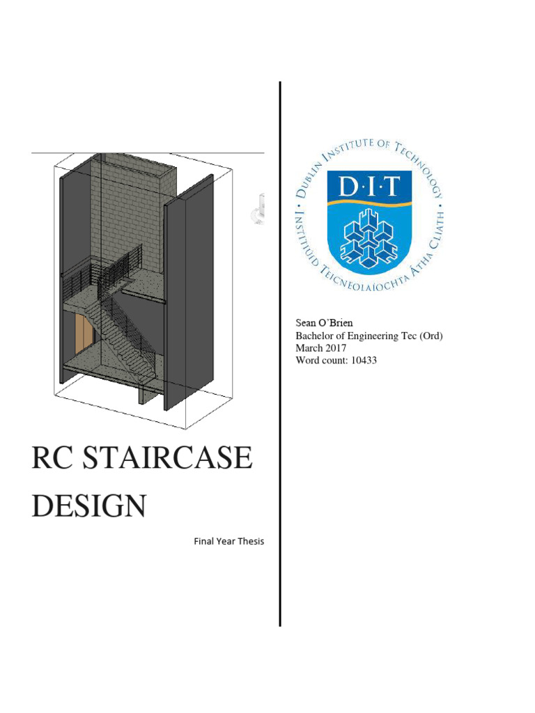 RC Stair Design | PDF
