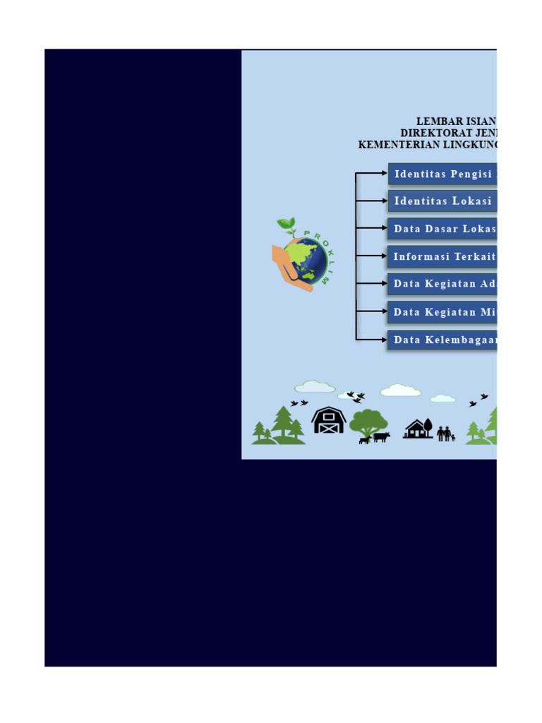 Lembar Isian Proklim SRN Ppi Upload 2022 | PDF