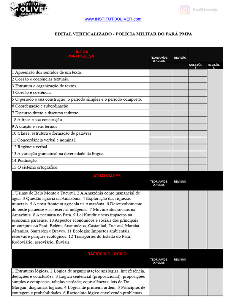 Edital Verticalizado - Pmpa | PDF Edital Verticalizado - Pmpa | PDF