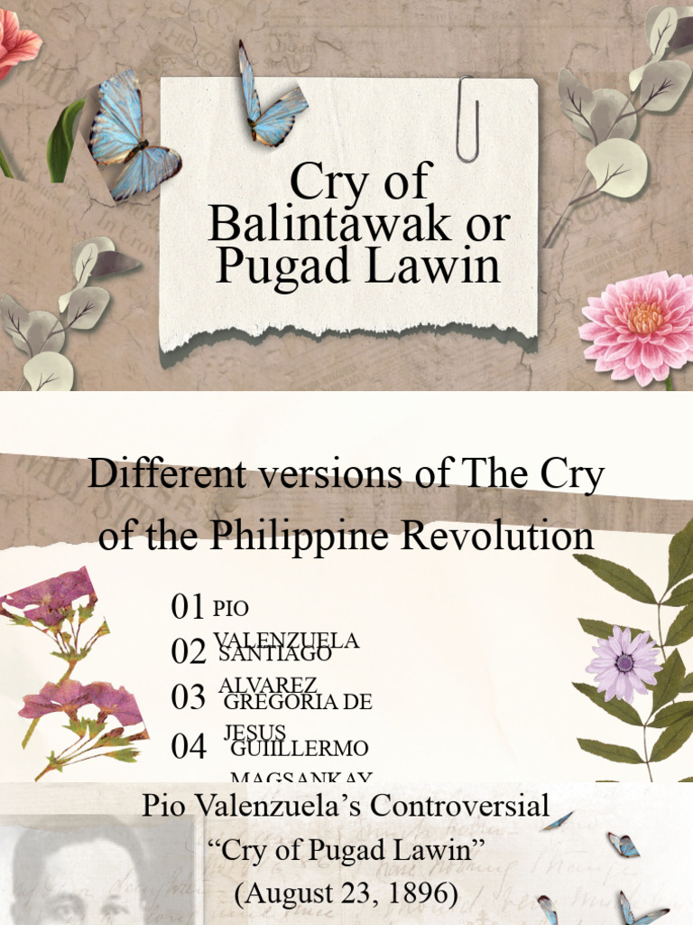 History Cry of Balintawak or Pugad Lawin | PDF | Philippines | Wars Of ...