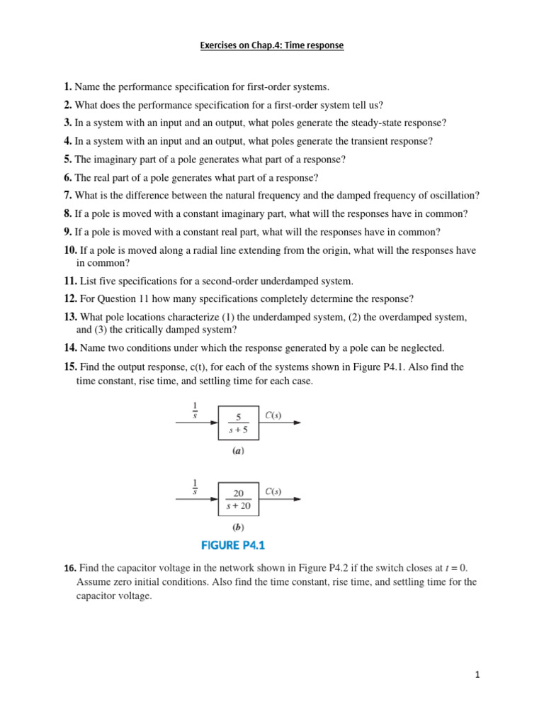 Exercises On Chap4 | PDF