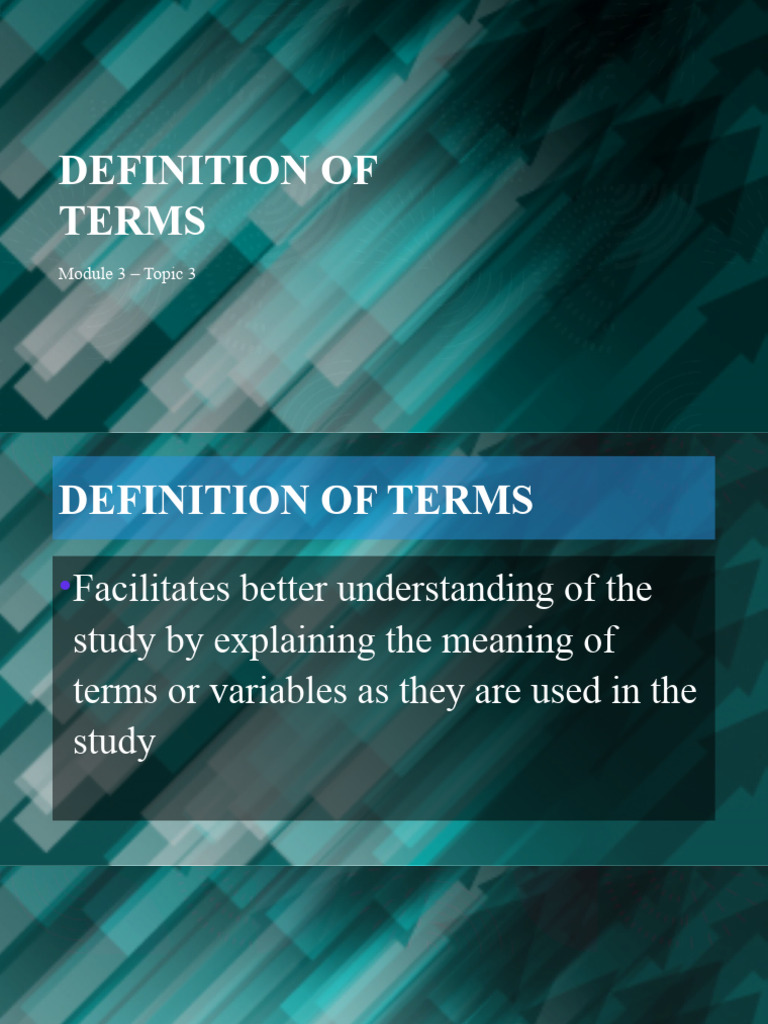 Understanding Research Definitions | PDF | Definition | Experience