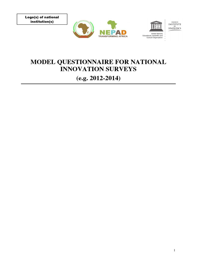 ASTII Standard Innovation Questionnaire | PDF